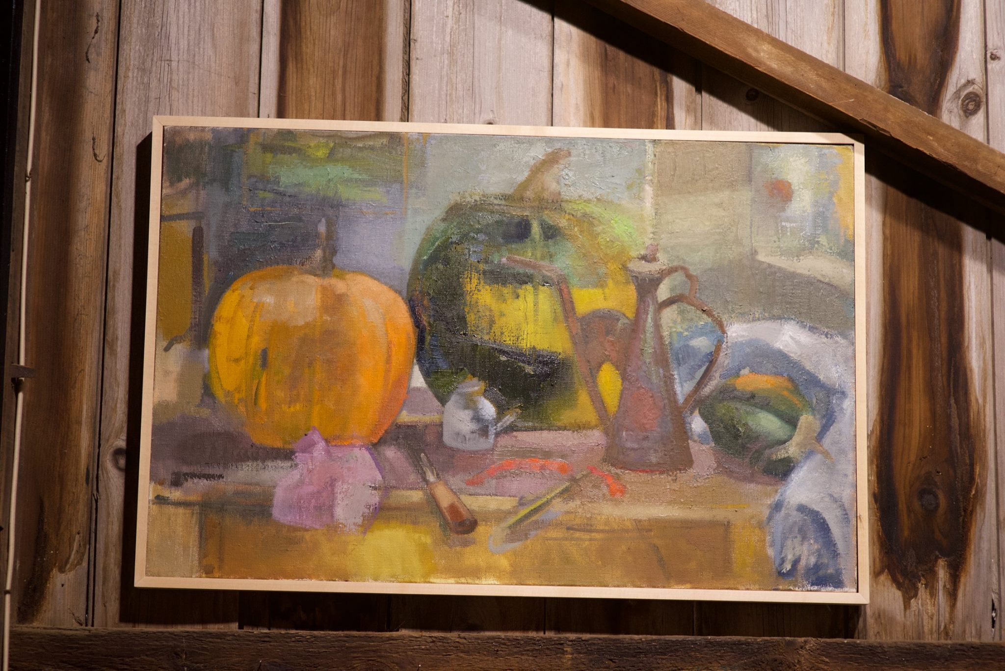 Painting by Ruth Miller, photo by Garth Herrick – Kings Oaks