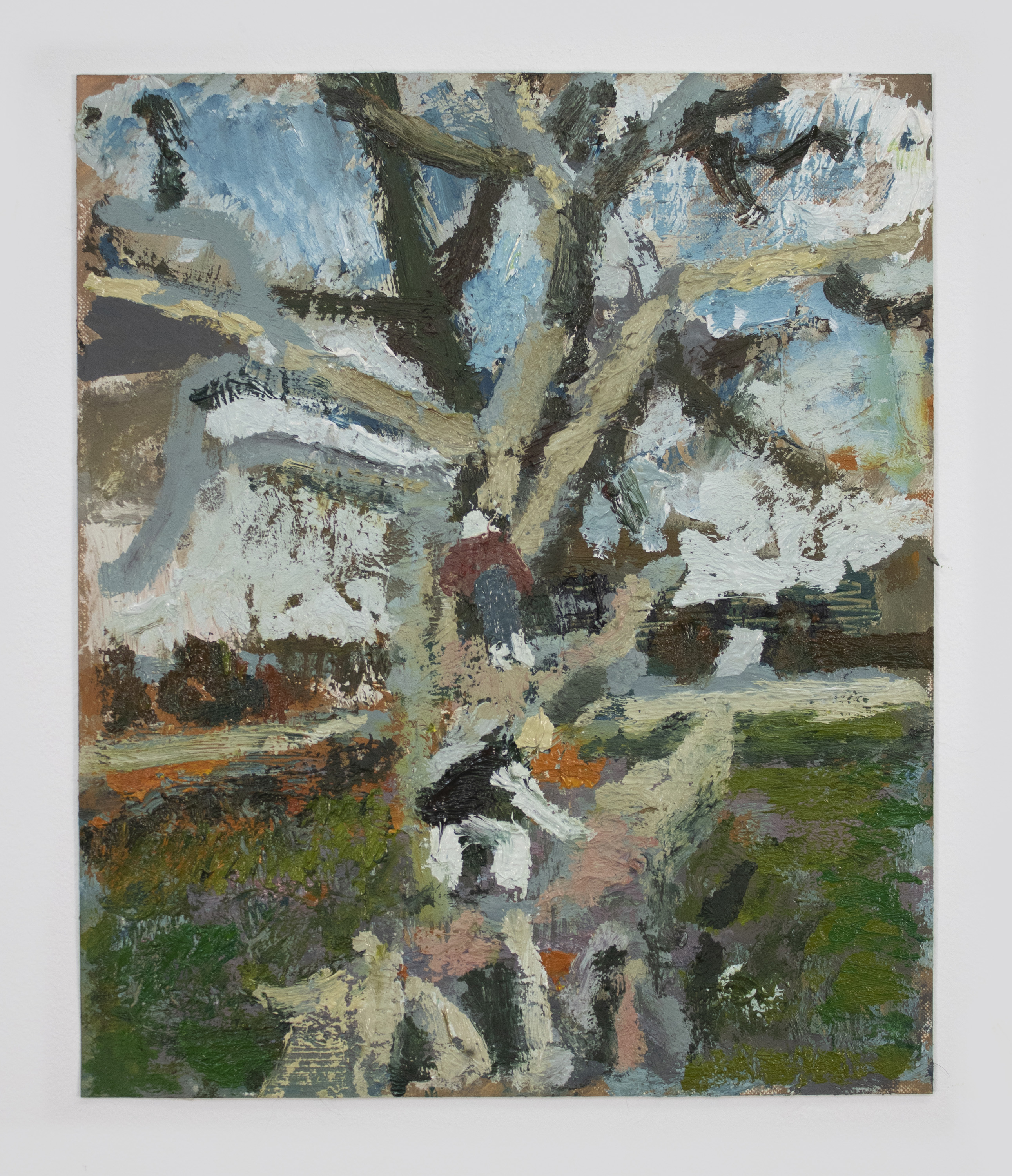Grant Watson. The Climbing Tree. 12 x 10, Oil on Fabriano Tela Paper ...