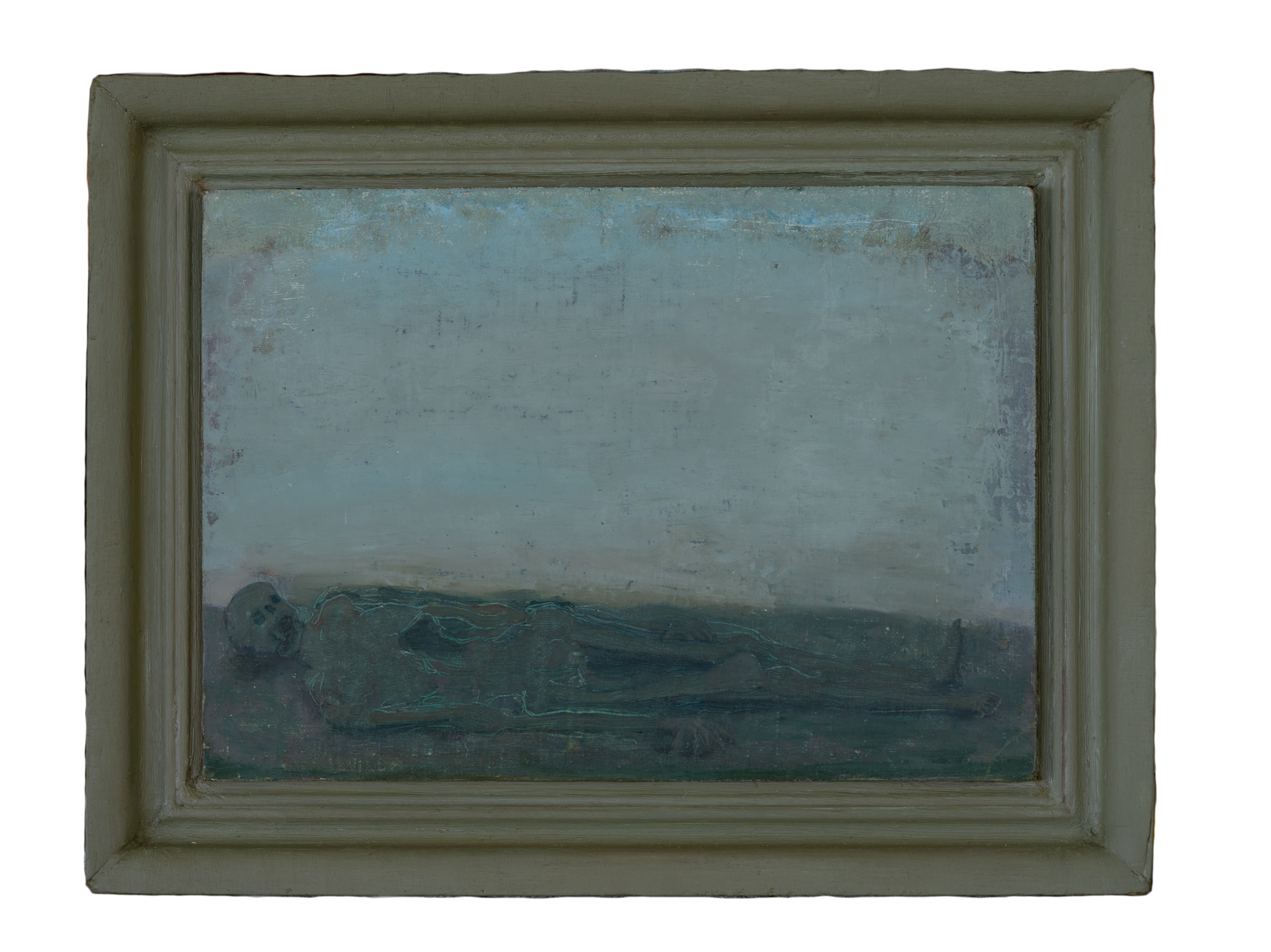 Omri Sudri, April is the Cruelest Month, Oil on canvas mounted on wood ...